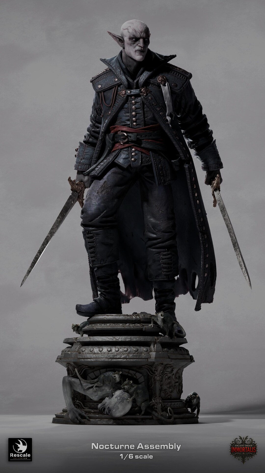 Nocturne Assembly XL | 1/6 Scale Vampire Lord Statue | 30cm Height ...