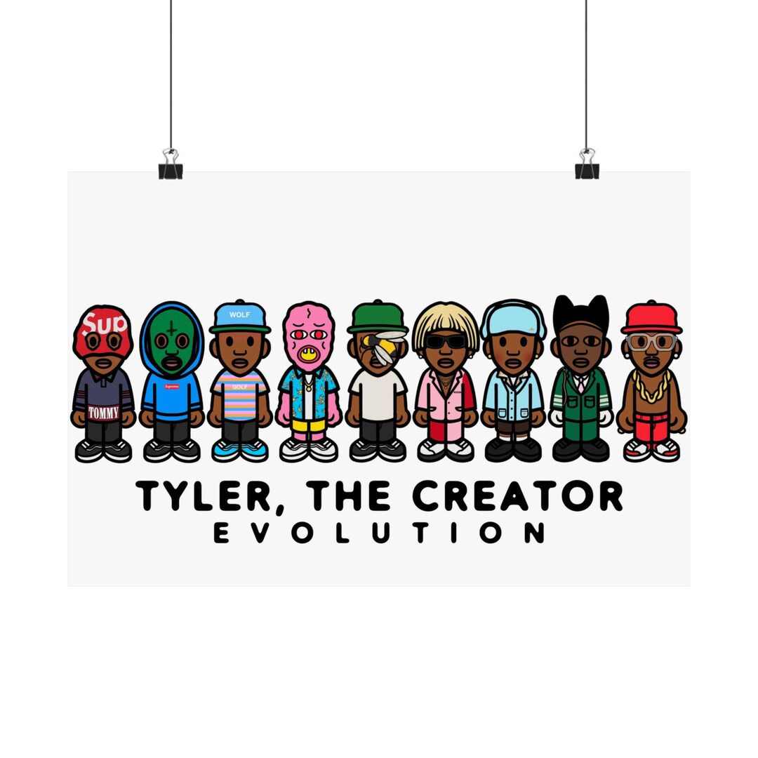 Tyler, the Creator Evolution Poster - Etsy Canada