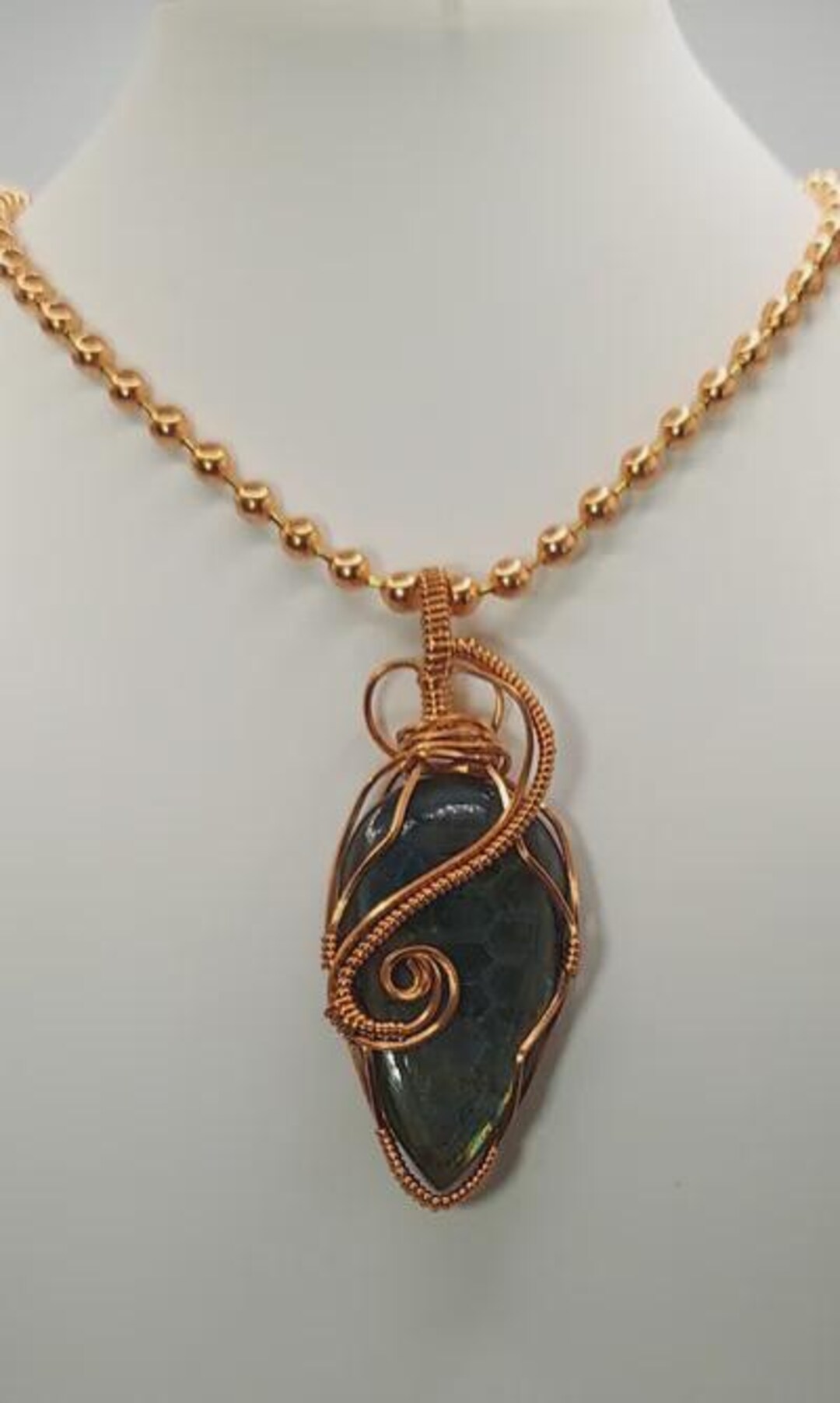 Handcrafted Copper Necklace 137 - Etsy