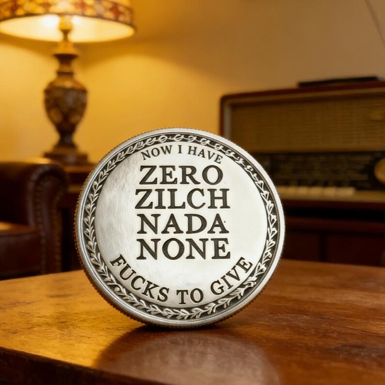 Funny Raven Challenge Coin – Edgy Humor Keepsake - Etsy