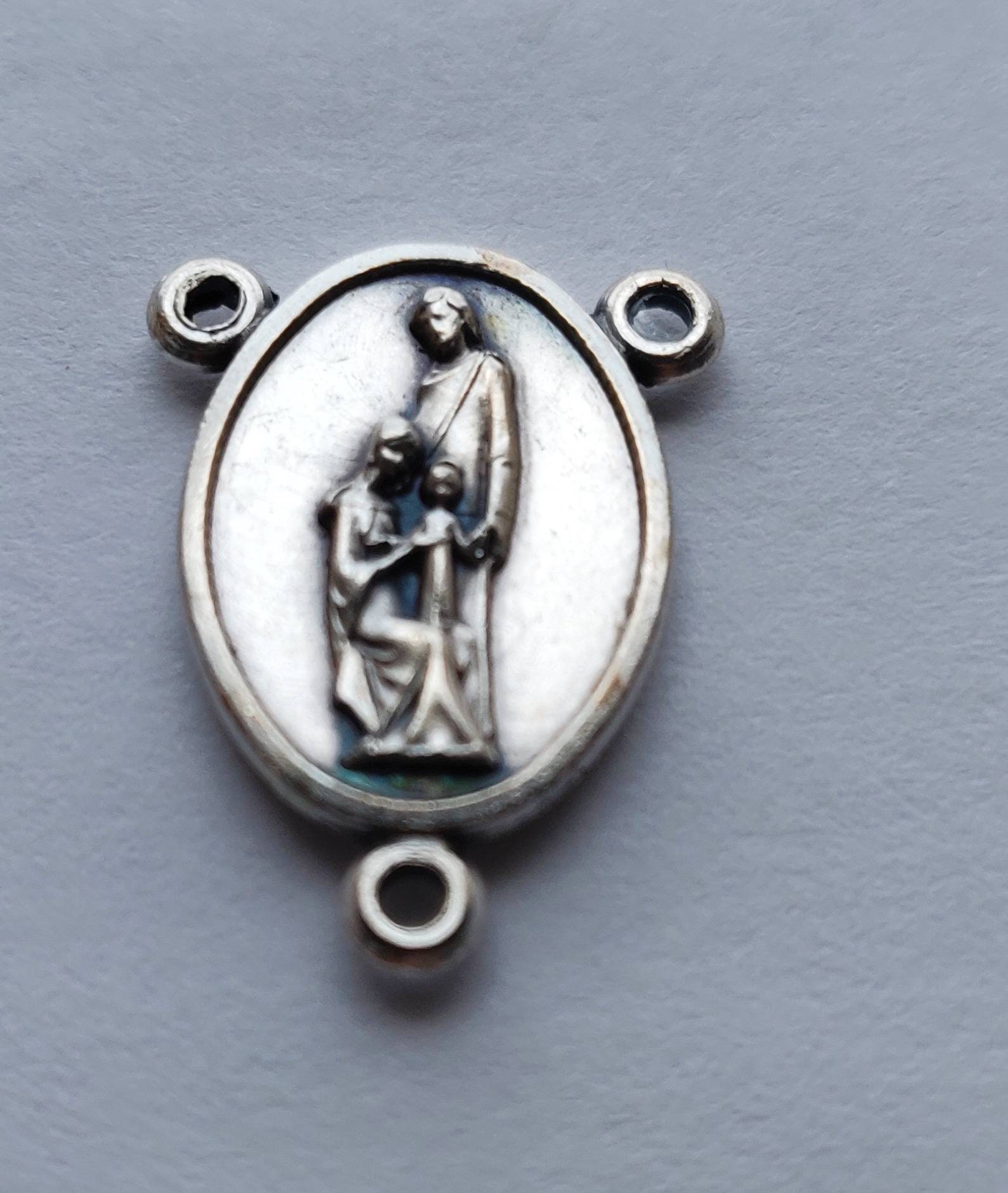 Holy Family Rosary Centerpiece Holy Spirit Dove Connector - Etsy