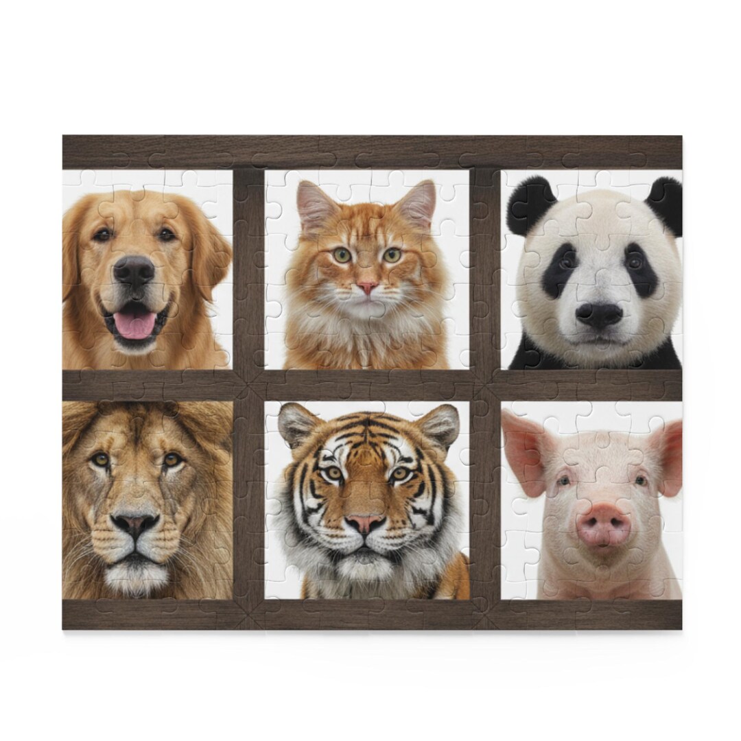 Animal Friends Puzzle | 120, 252, 500-piece | Fun Family Activity, Gift ...