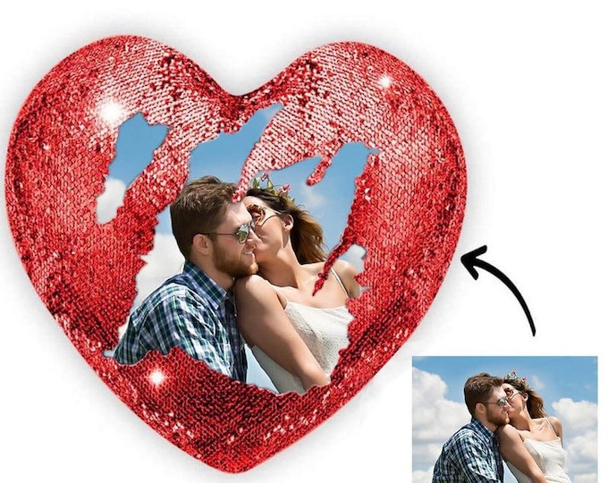 Lin Manuel Miranda Lip Bite Meme Sequin Pillow Cover, Celebrity Sequin ...