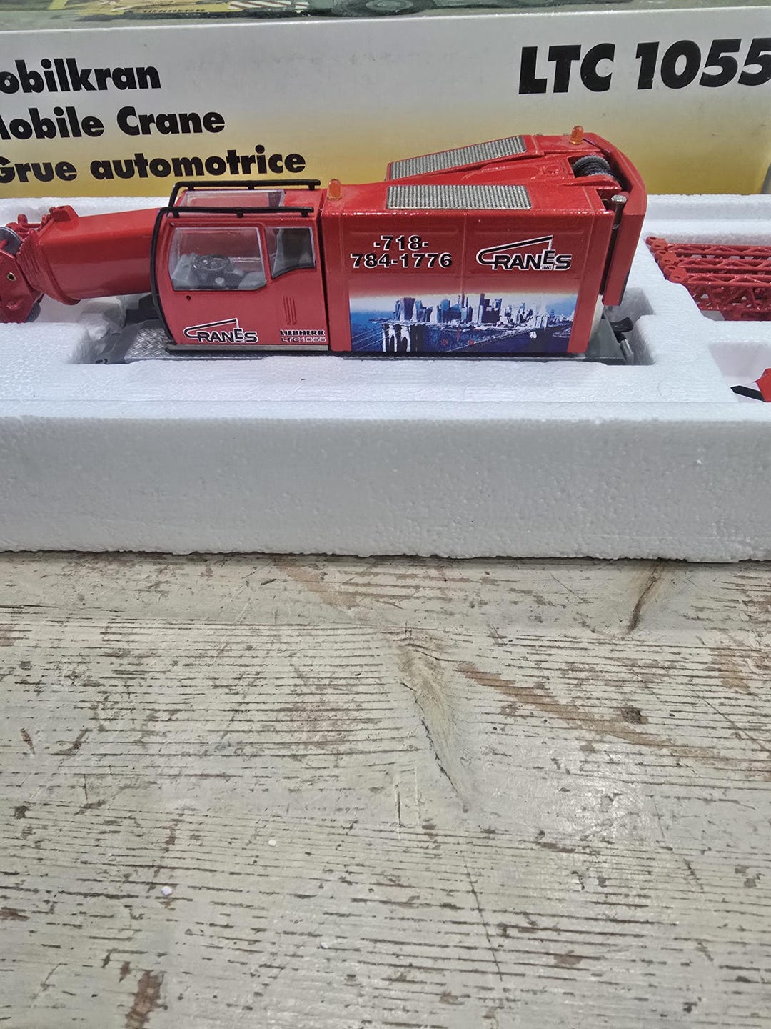 Liebherr LTC 1055 Mobile Crane Conrad 1:50 Crane and Co. - Etsy