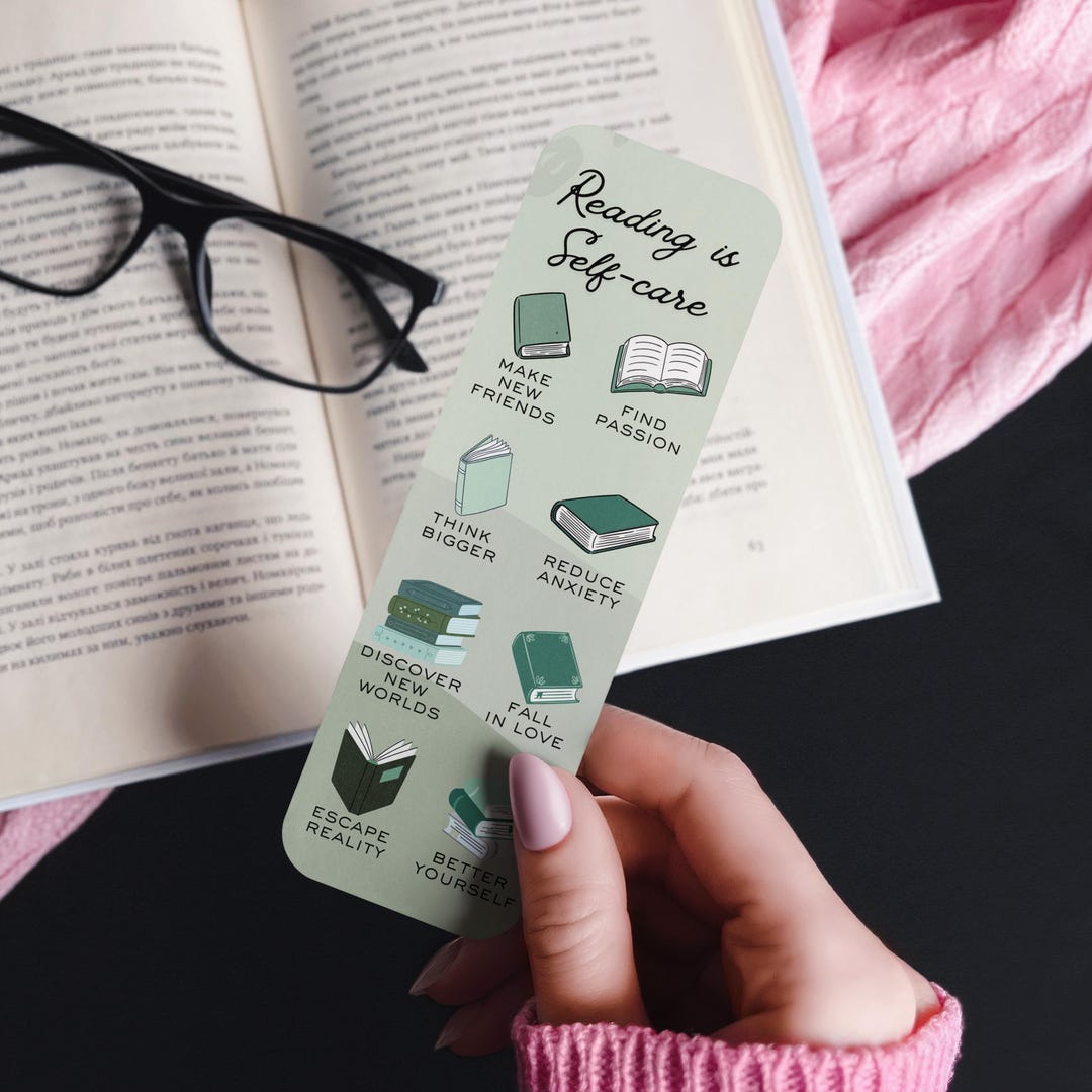 Reading is Self Care Bookmark | Book Accessories | Bookish & Literary ...
