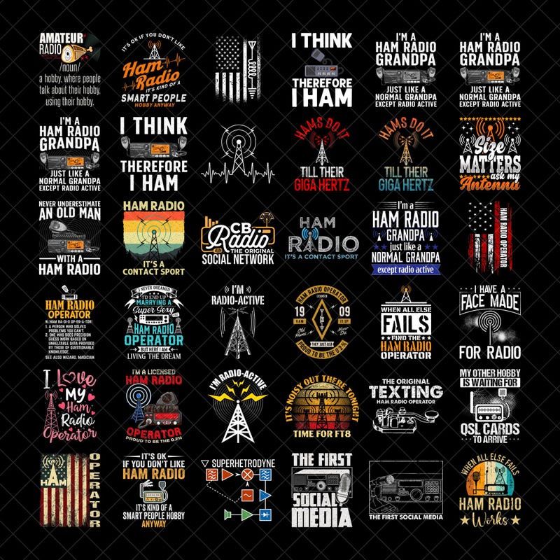 Amateur Radio Grandpa - Etsy