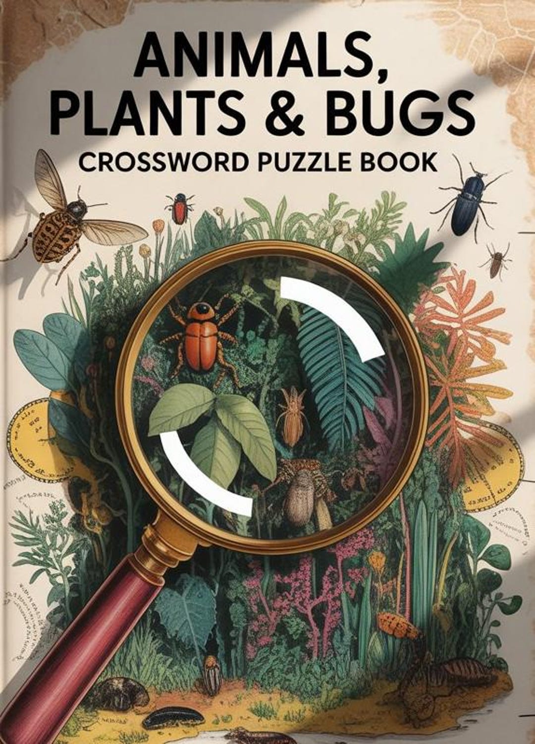 Nature Crossword Puzzle Book: Animals, Plants, Bugs (printable Pdf ...
