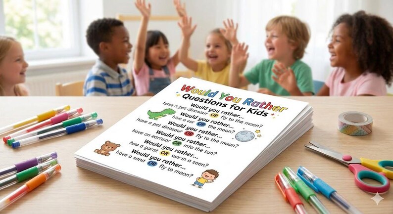 Would You Rather Questions for Kids, Classroom Icebreakers, Ages 8-12 ...
