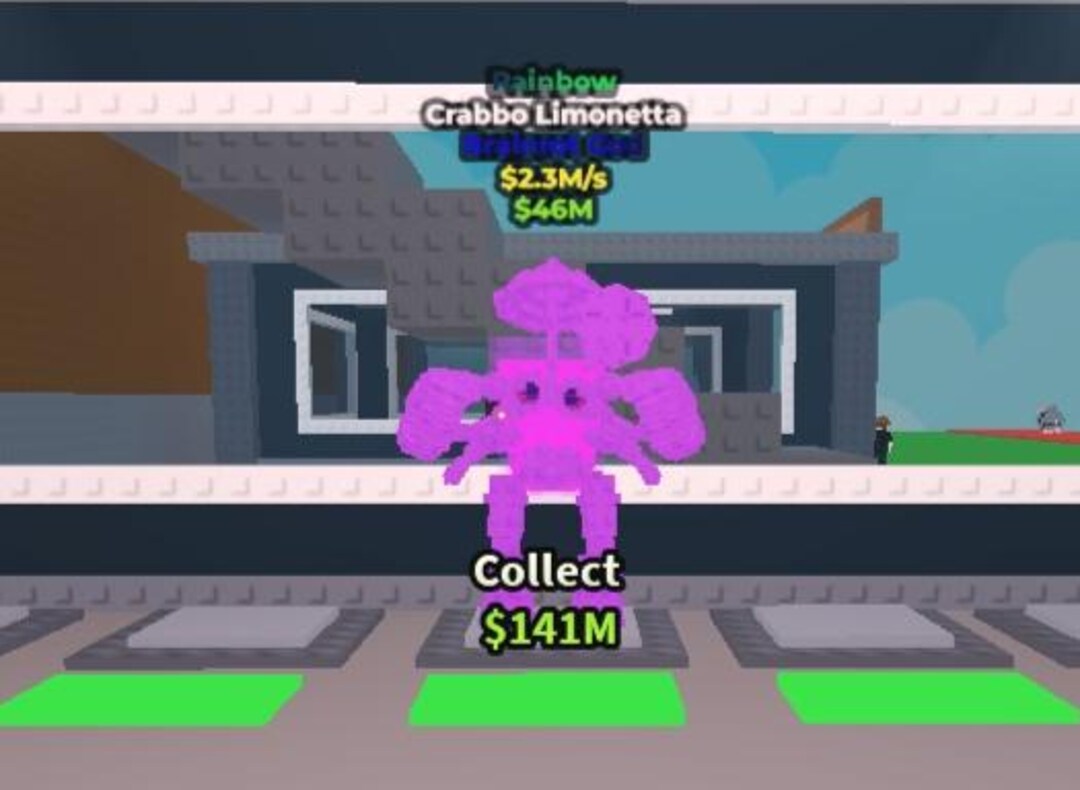 Roblox Steal A Brainrot - Crabbo Limonetta Rainbow | Brainrot God | 2 ...