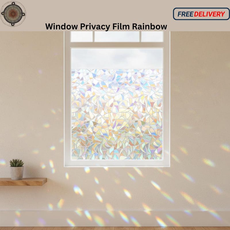 Rainbow Window Film - Etsy