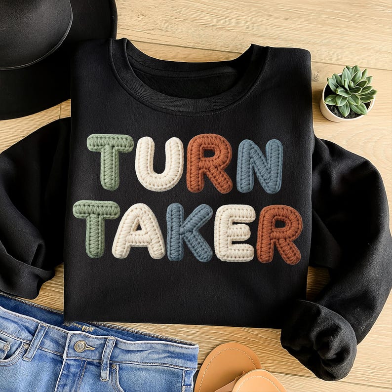 Turn Taker Crochet Font PNG, Valentine Sublimation Design (digital ...