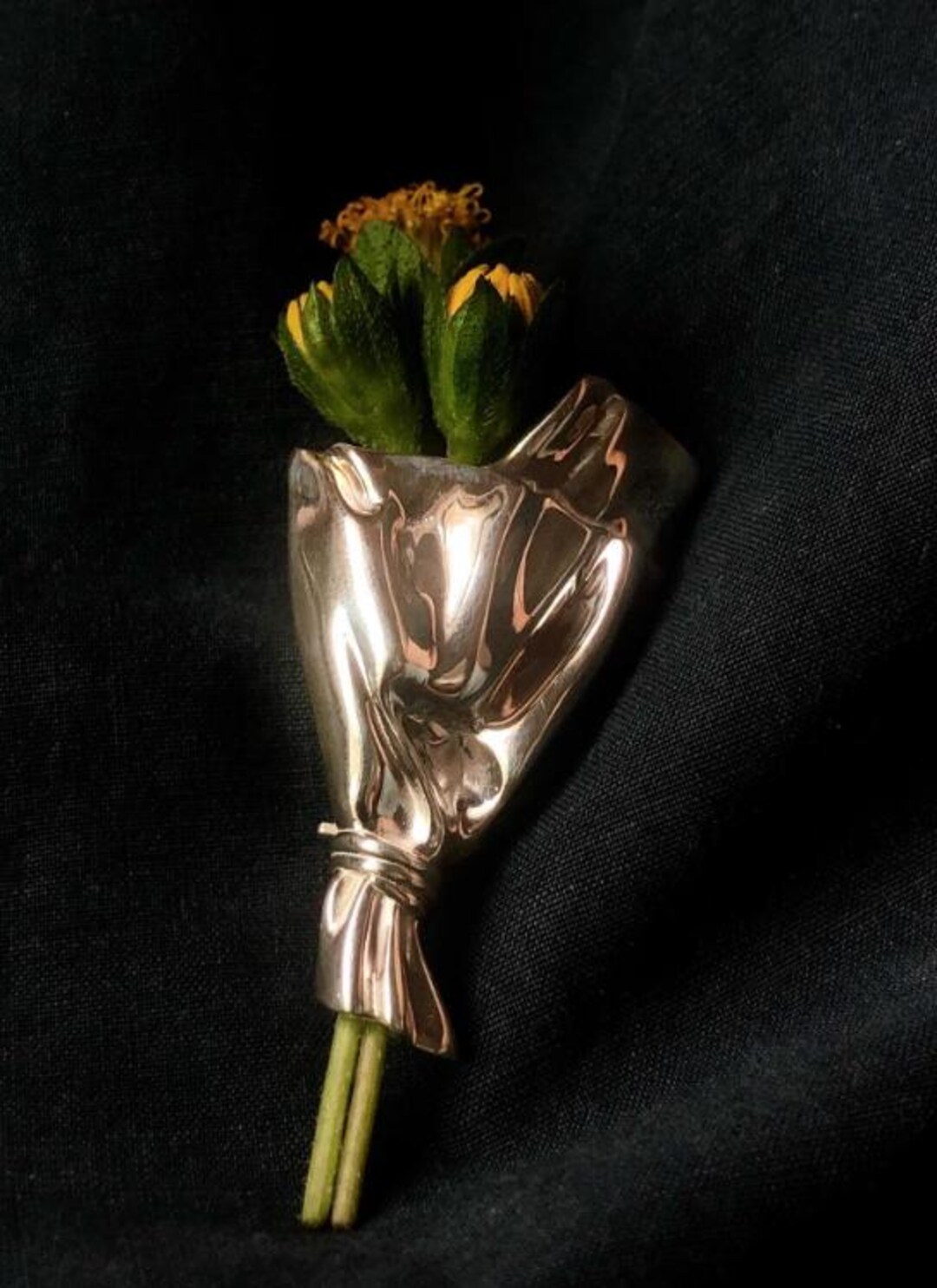 DIY Flower Insert Pin | Metal Flower Wrapper Design - Etsy