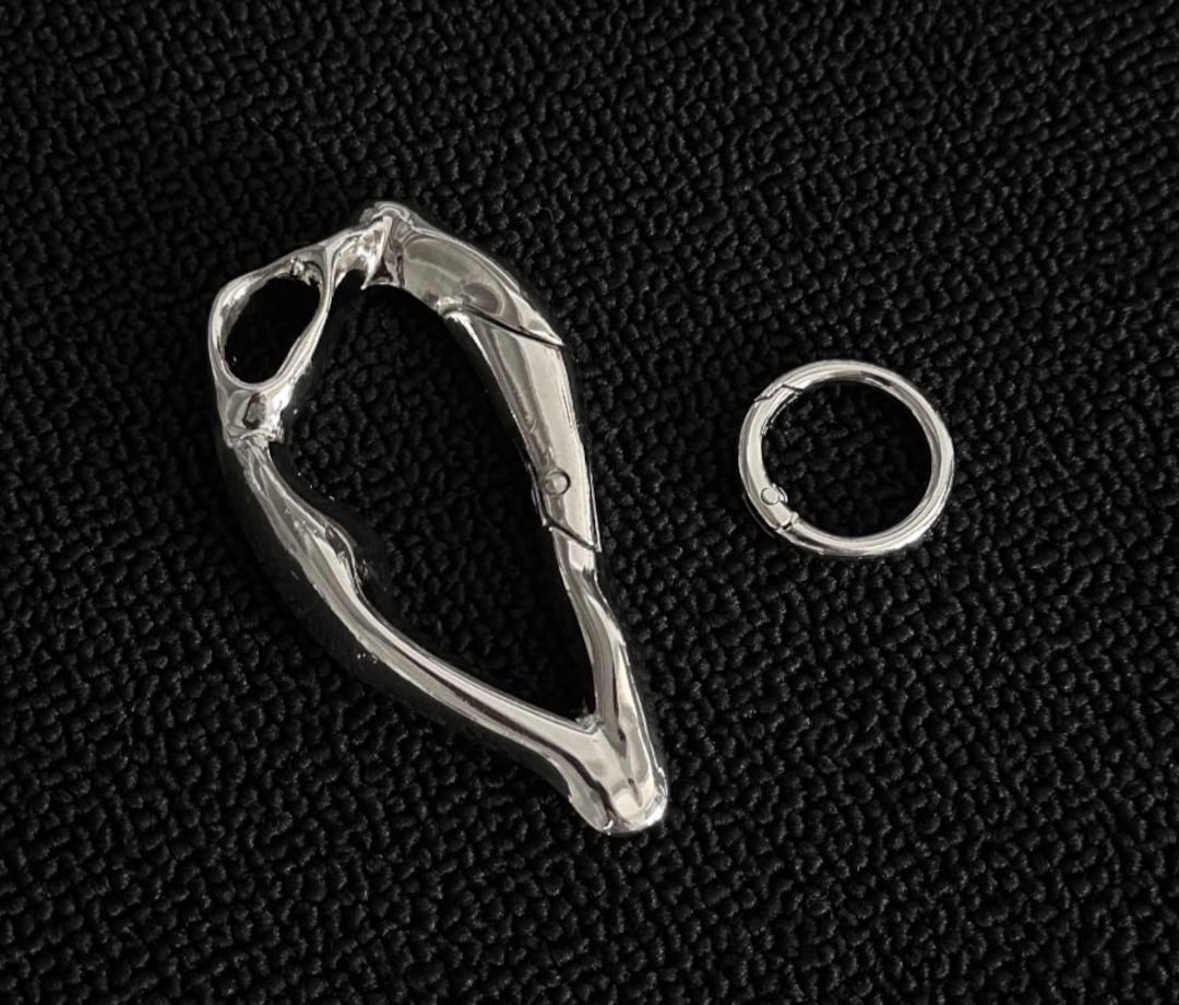 Irregular Metal Keychain Hook | Abstract Design Key Holder - Etsy