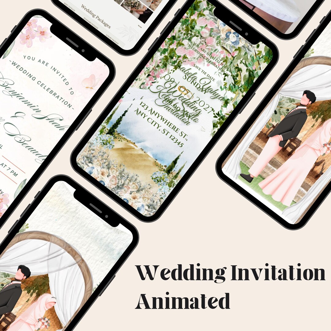 Photo Booth Wedding Animation – Fun Editable Video for Reception or ...