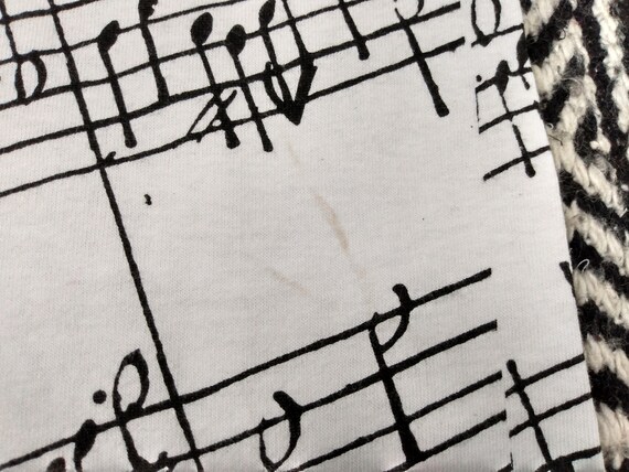 Musical Notes AOP T Shirt vintage 90s single stitch a… - Gem
