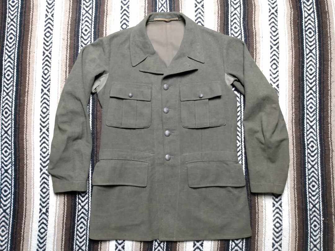 1941 Swedish Military Coat Vintage WWII Uniform Wool Field Jacket 3 ...