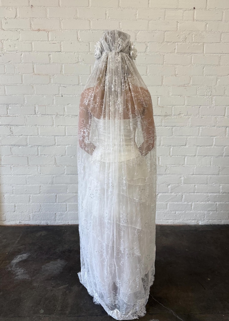 Vintage Style Lace Juliet Cap Bridal Veil - Etsy