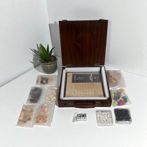 Handmade and Versatile Wooden 19-in-1 Board Game Table: Chess Storage ...