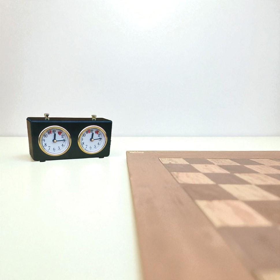Analog Chess Clock: Mechanical Chess Clock, No Batteries Needed, Red ...