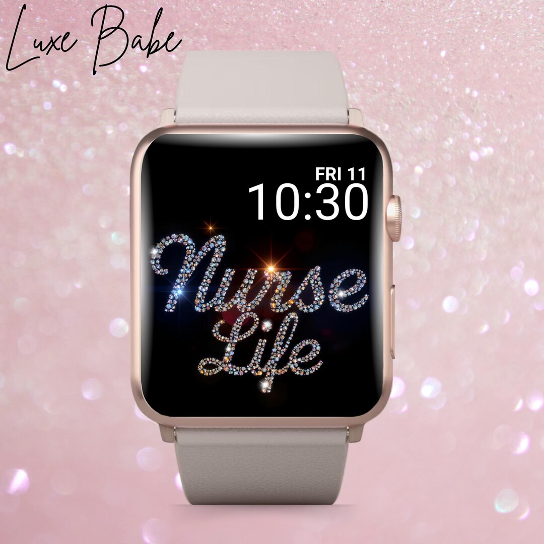 Nurse Apple Watch Wallpaper, Nurse Life Apple Watch Wallpaper, Glitter ...
