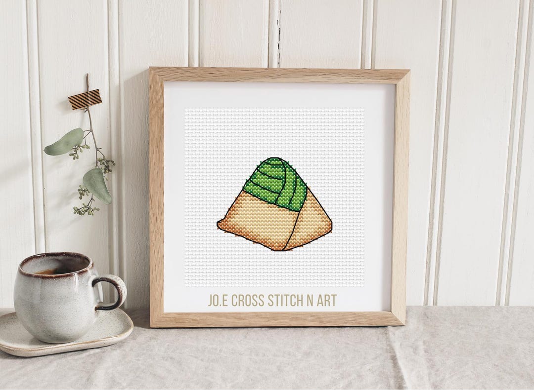 Nasi Lemak Cross Stitch Pattern. Asian Food Cross-stitch. Mini. PDF ...