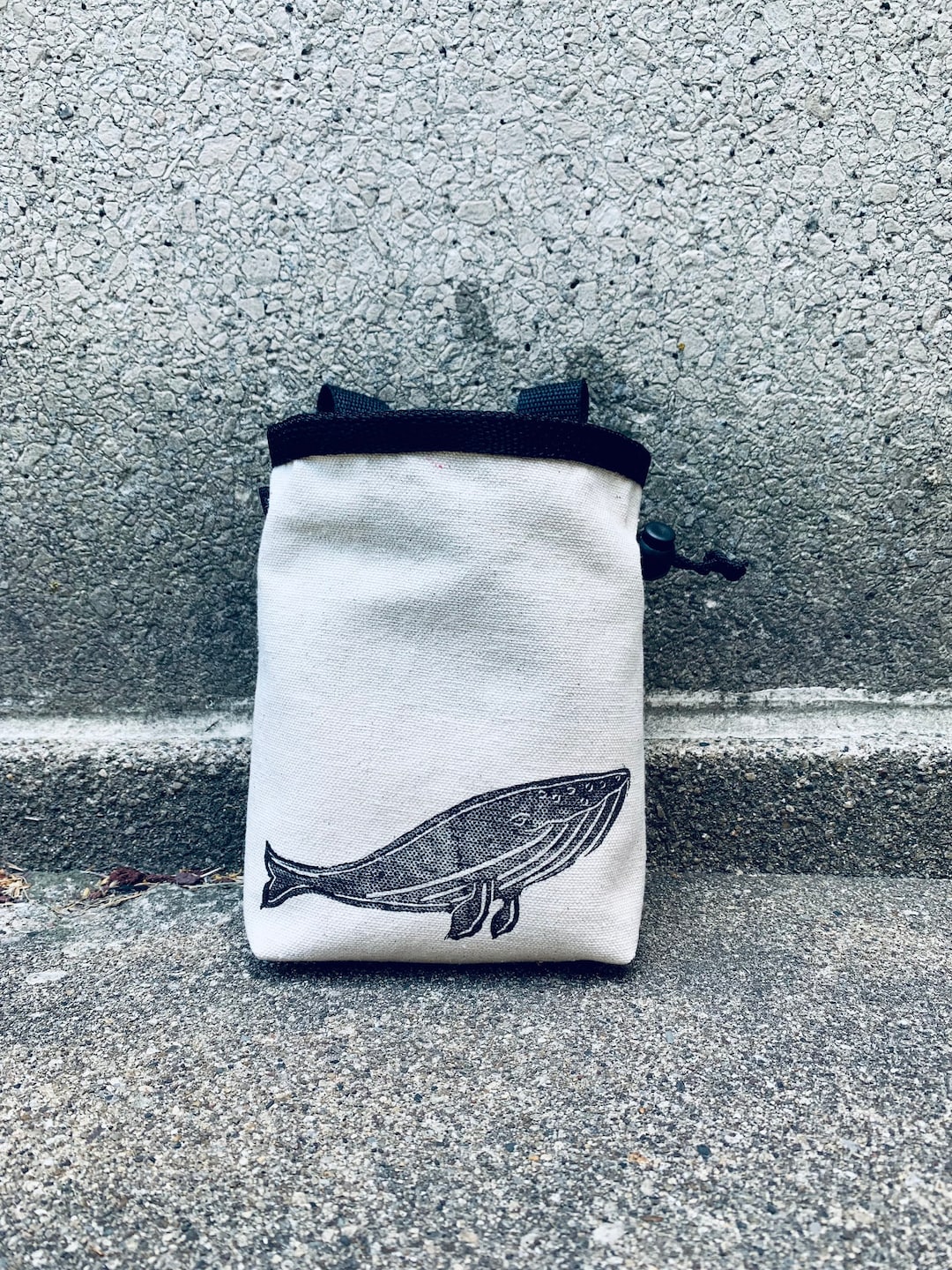 Whale, Ocean, Chalk Bag, Rock Climbing Chalk Bag, Chalkbag, Climbers ...