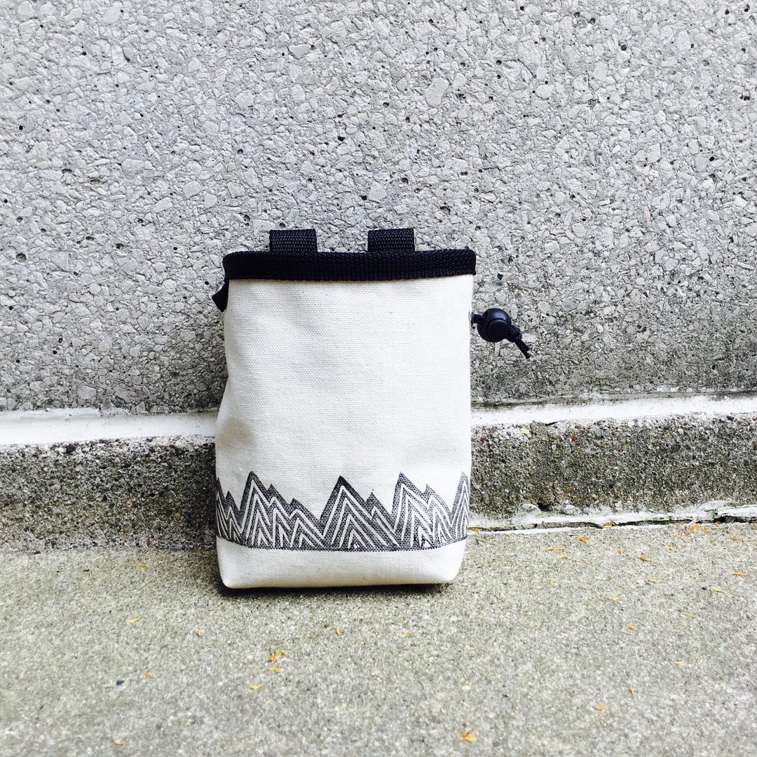 Chalkbags, Chalk Bags, Chalkbag, Chalk Bag, Linoprint, Mountains ...