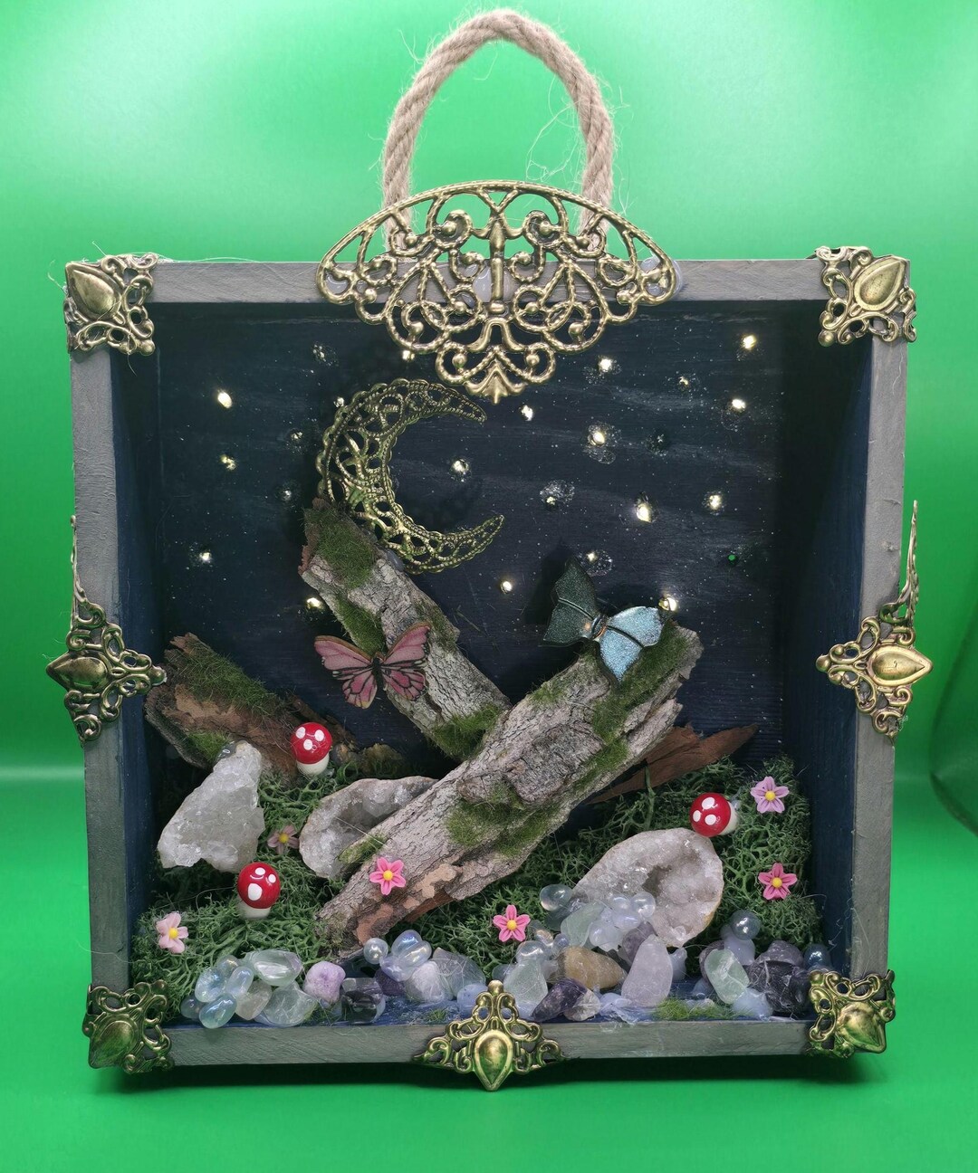 Light up Starry Night Shadow Box - Etsy Canada