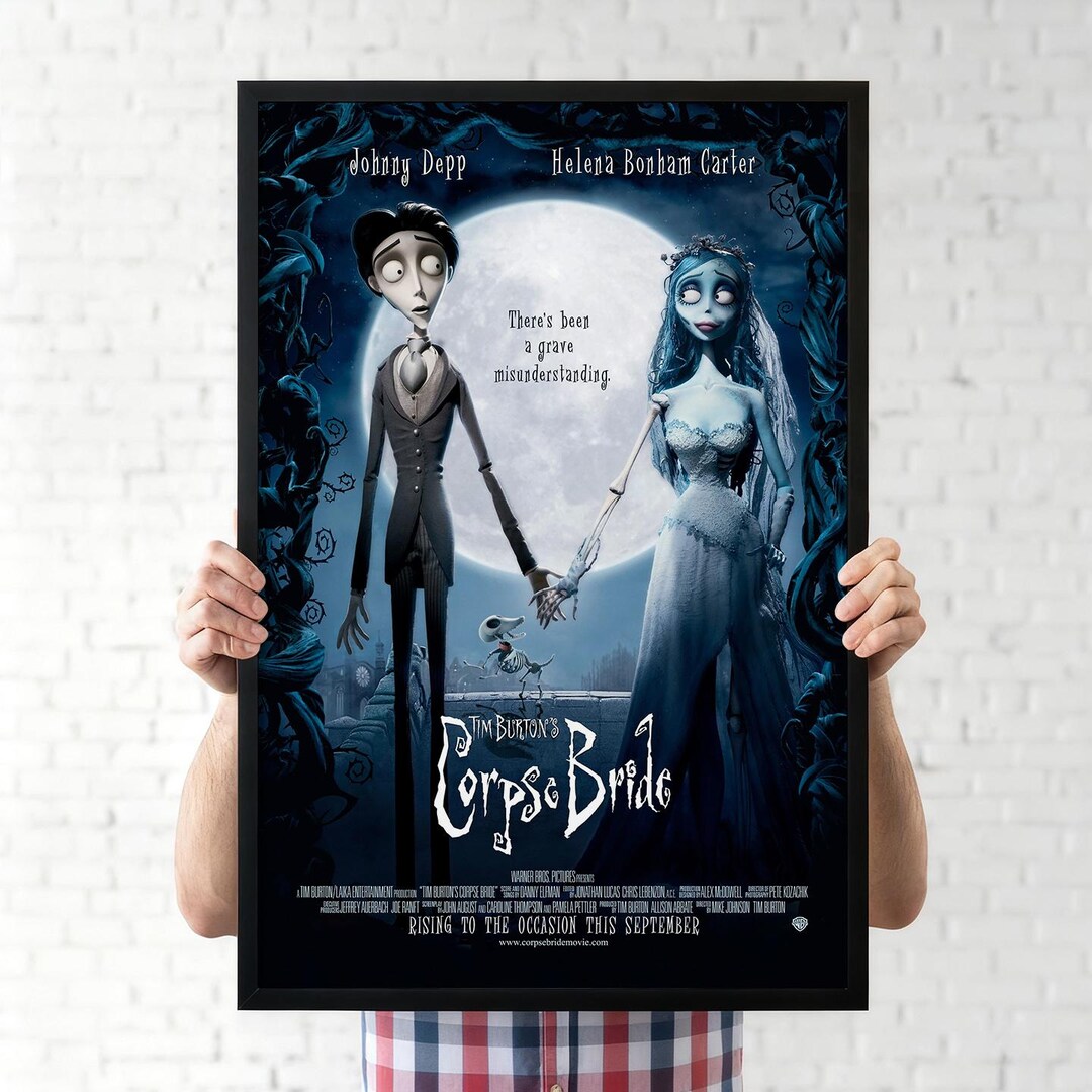 Corpse Bride 2005 Movie Poster Classic Film Wall Art Poster Prints ...