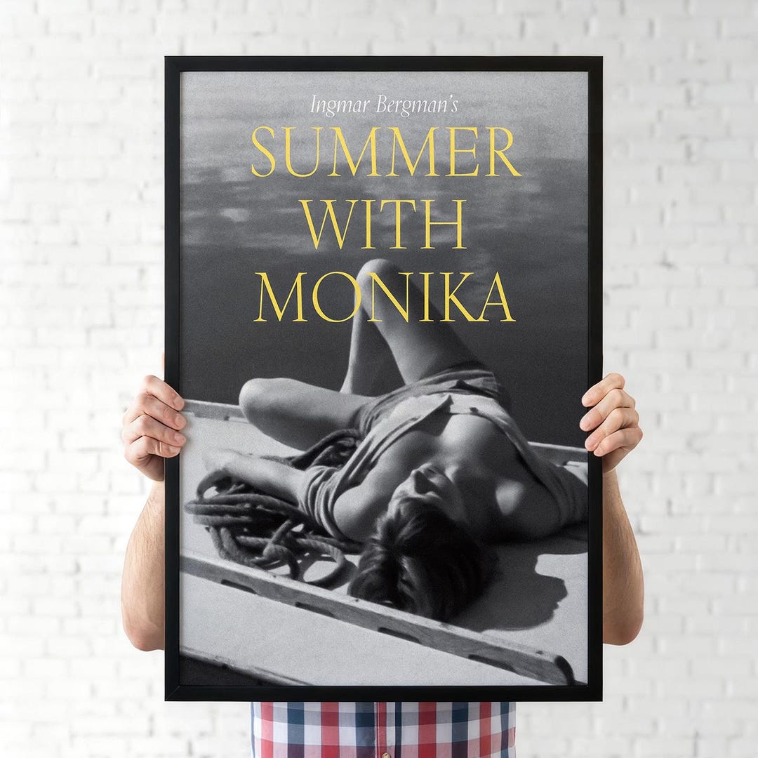 Summer With Monika Movie Poster Wall Art Prints Retro Home Decor Film ...