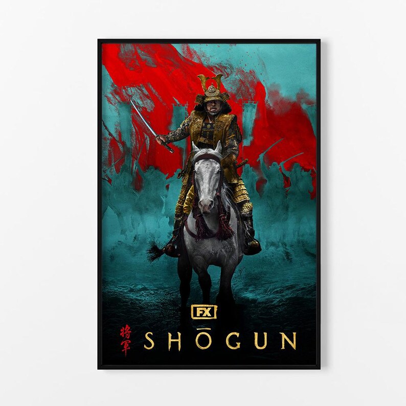 SHOGUN Movie Poster Classic Film Wall Art Poster Prints Retro Wall ...