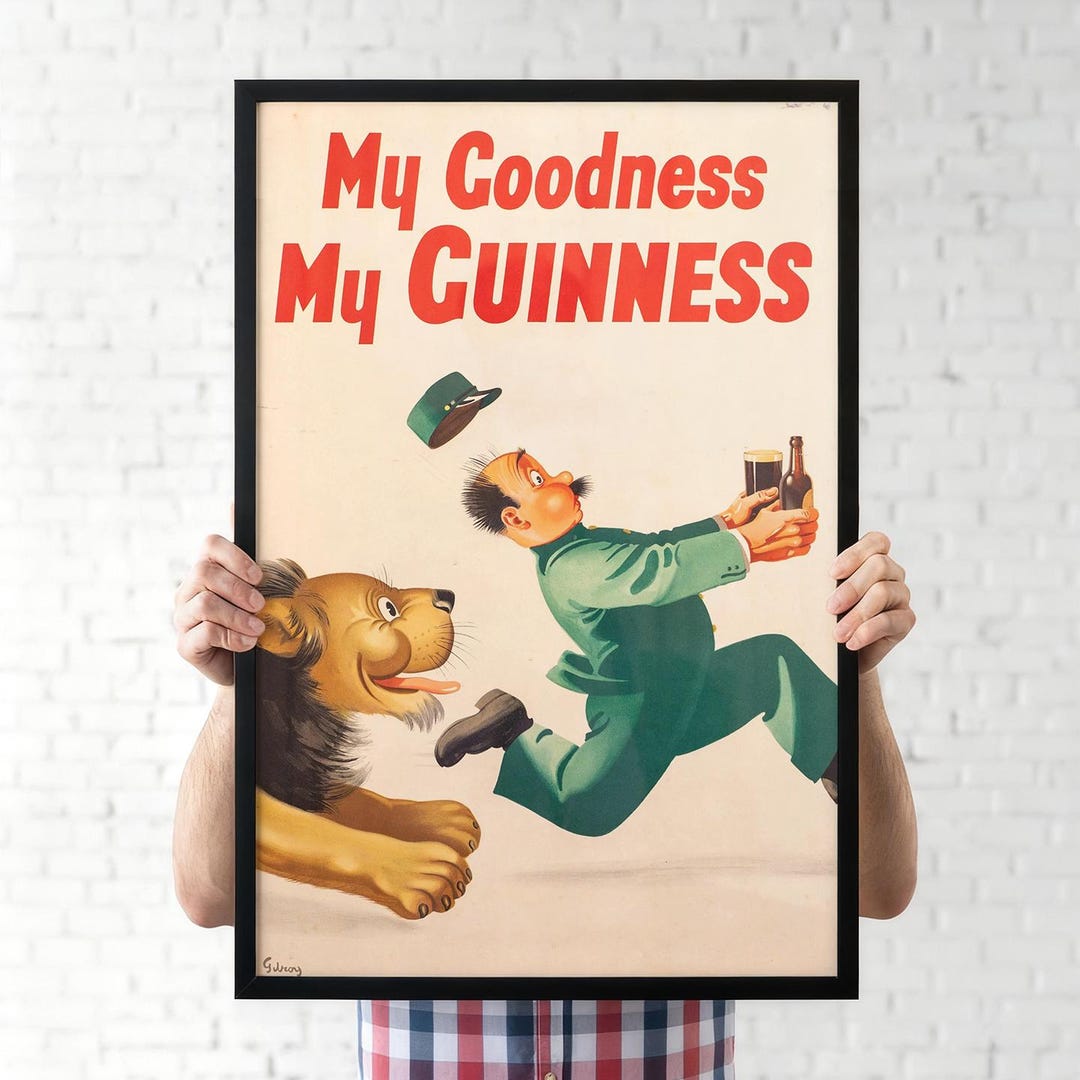 My Goodness My Guinness Poster Wall Art Prints Retro Home Decor Film ...