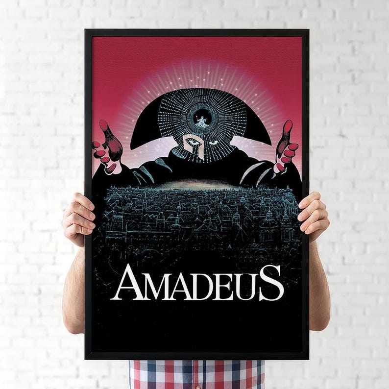 Amadeus Movie Poster Classic Film Wall Art Poster Prints Retro Wall ...