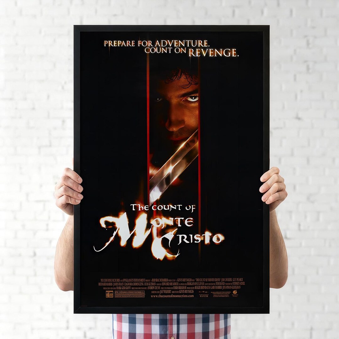 The Count of Monte-cristo Movie Poster Wall Art Prints Retro Home Decor ...