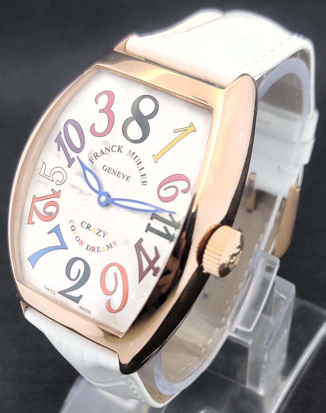 Vintage Franck Muller Style Crazy Colour Dreams Watch Multicolour Dial ...