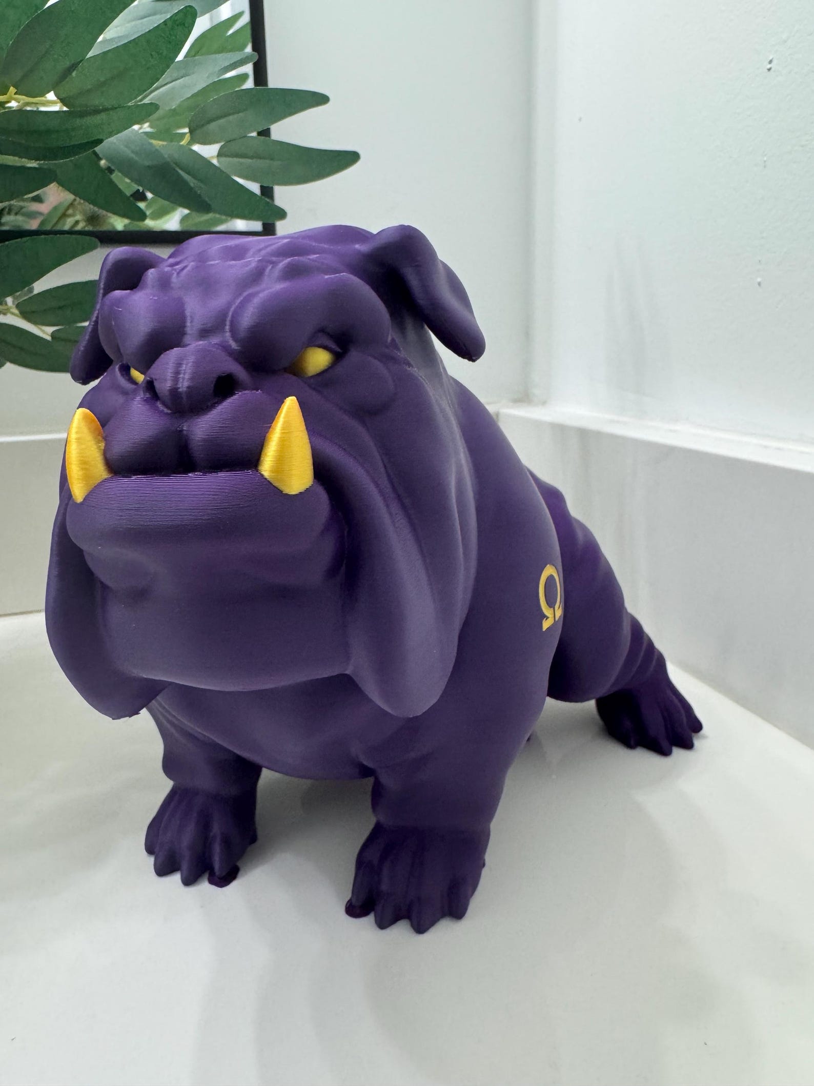 Omega Psi Phi Bulldog 3D Print - Etsy