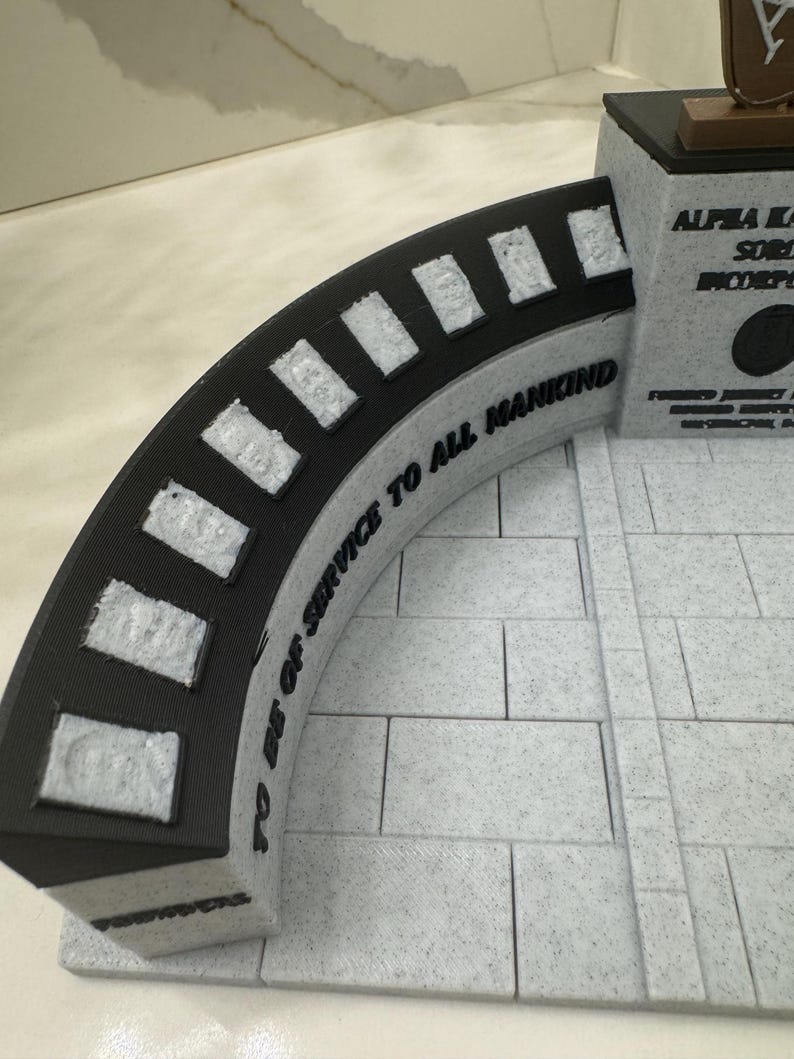 Alpha Kappa Alpha, 3D Printed Monument Replica at Howard University - Etsy