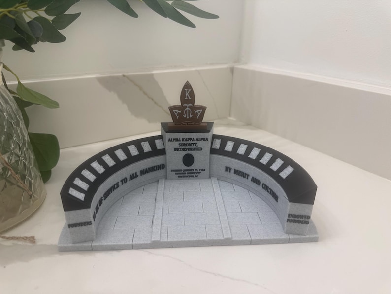 Alpha Kappa Alpha, 3D Printed Monument Replica at Howard University - Etsy