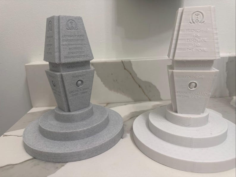 Omega Psi Phi Howard University Monument: 3D Printed Replica - Etsy