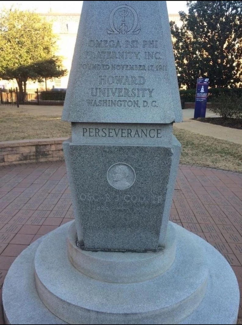 Omega Psi Phi Howard University Monument: 3D Printed Replica - Etsy