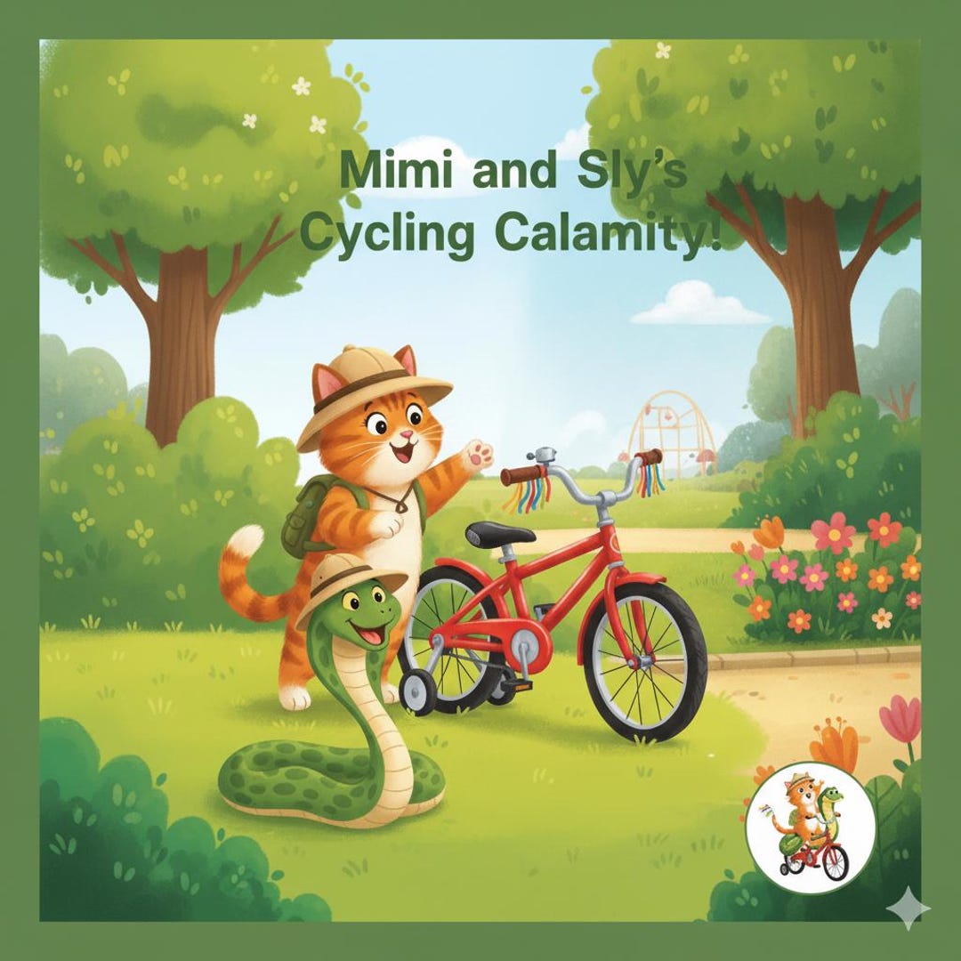 Mimi and Sly’s Cycling Calamity | Kids Printable Story Book PDF | Fun ...