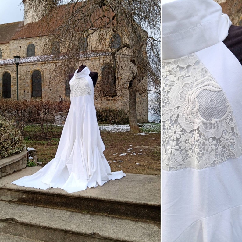 One-of-a-kind Avant-garde Wedding Spirtual Ceremony Goddess Dress Gown ...