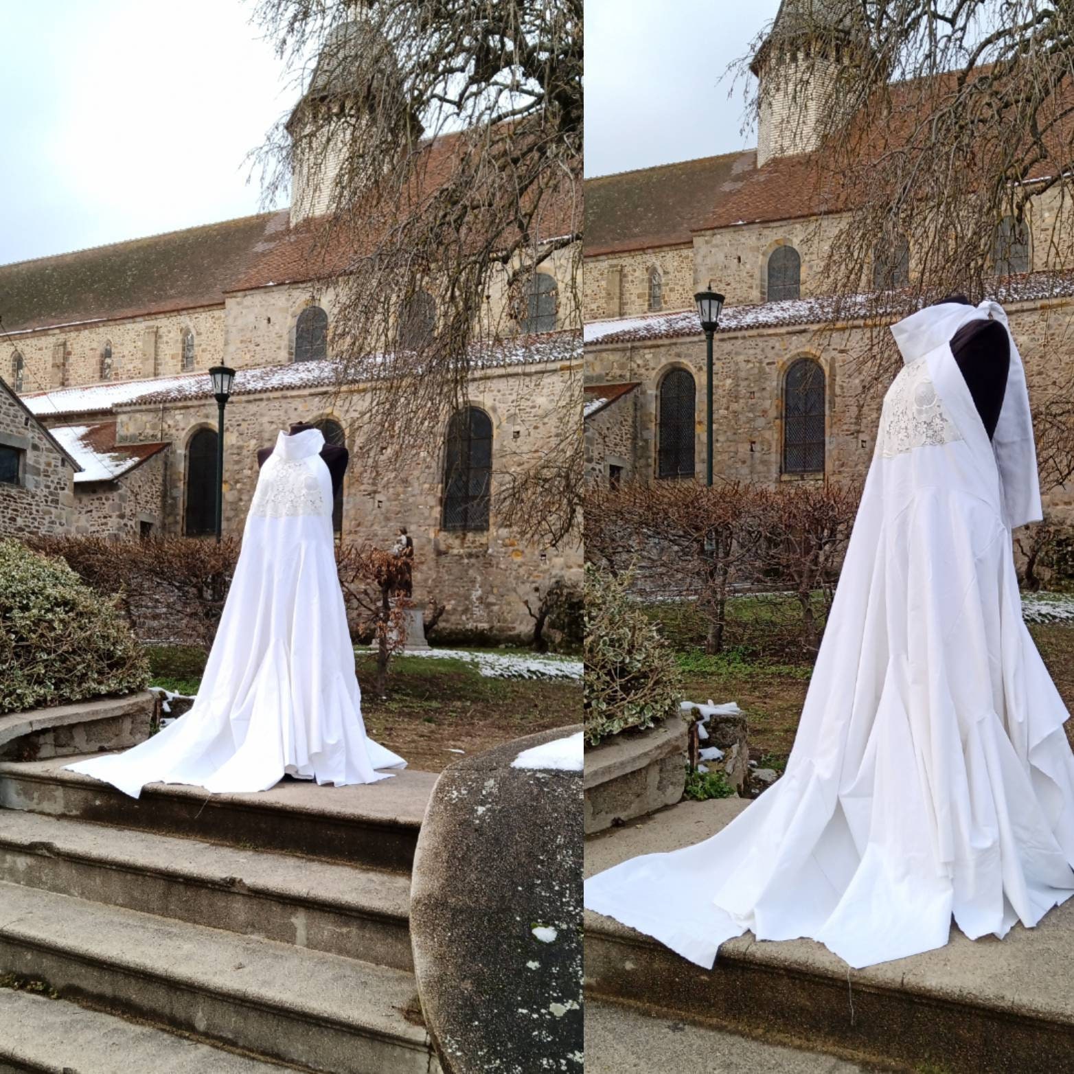 One-of-a-kind Avant-garde Wedding Spirtual Ceremony Goddess Dress Gown ...