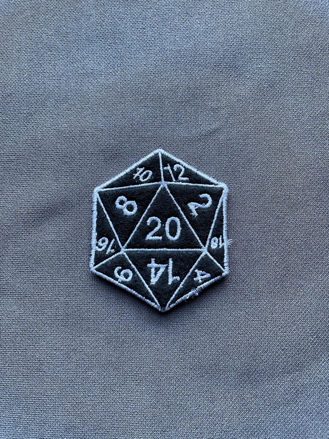 20 Sided Dice Patch - Etsy