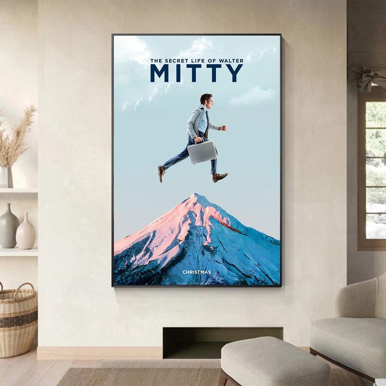 The Secret Life of Walter Mitty Movie Poster, Unique Cinema Art, HD ...