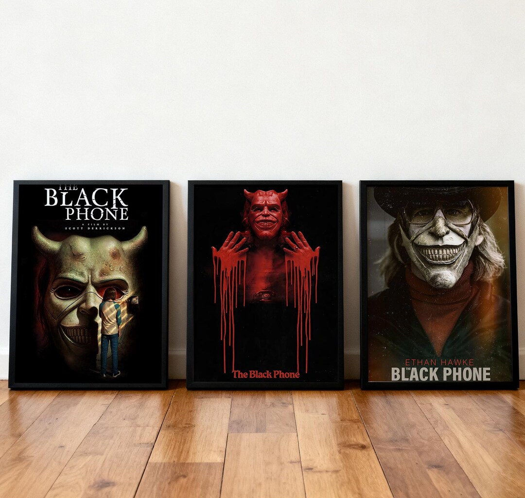 The Black Phone Movie Poster, Canvas Prints, Room Decor, Living Room ...
