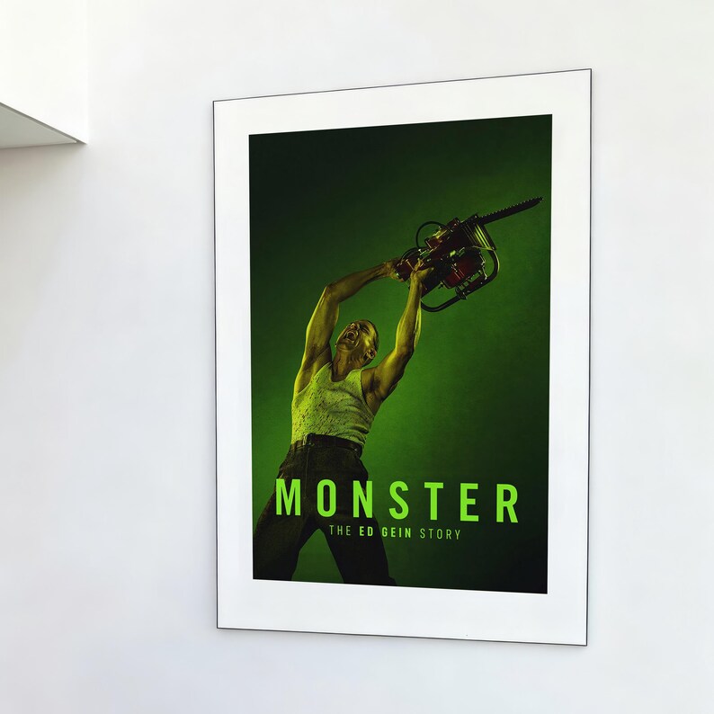 Monster: the Ed Gein Story Movie Poster, Canvas Print - Etsy