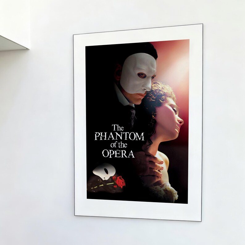 The Phantom of the Opera Movie Poster, Canvas Prints, Room Decor ...
