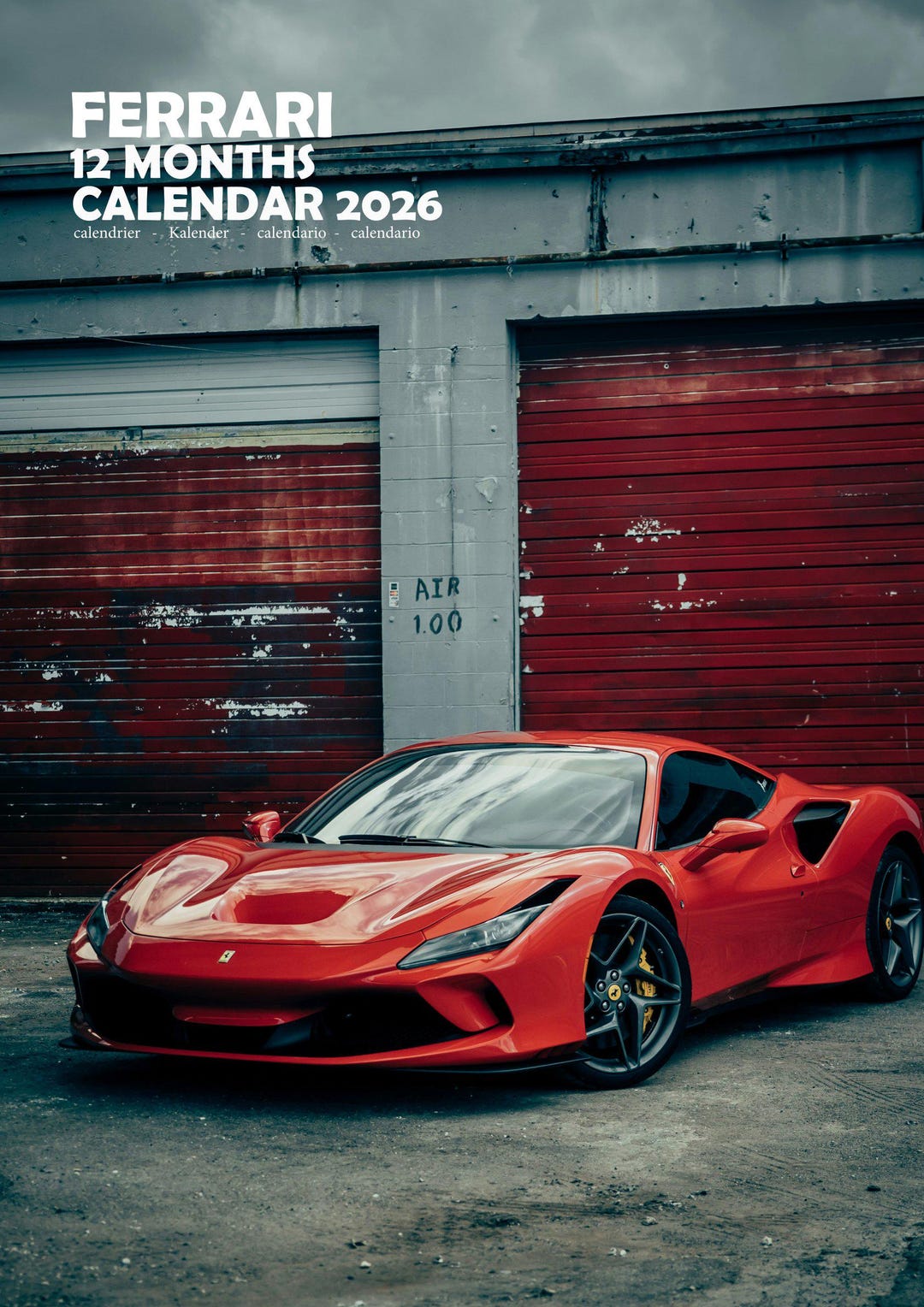 Ferrari 2026 A3 Wall Calendars - Etsy Canada