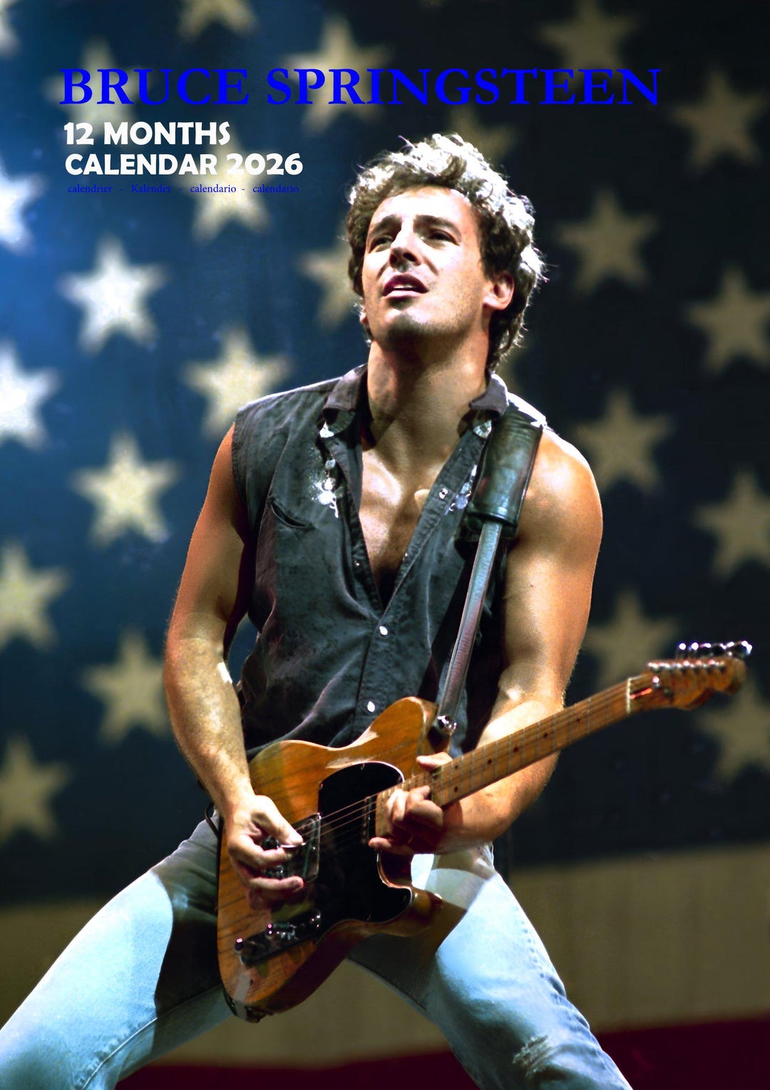 Bruce Springsteen 2026 A3 Wall Calendars - Etsy
